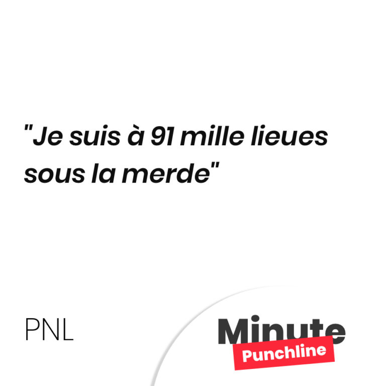 Je suis à 91 mille lieues sous la merde – Minute Punchline